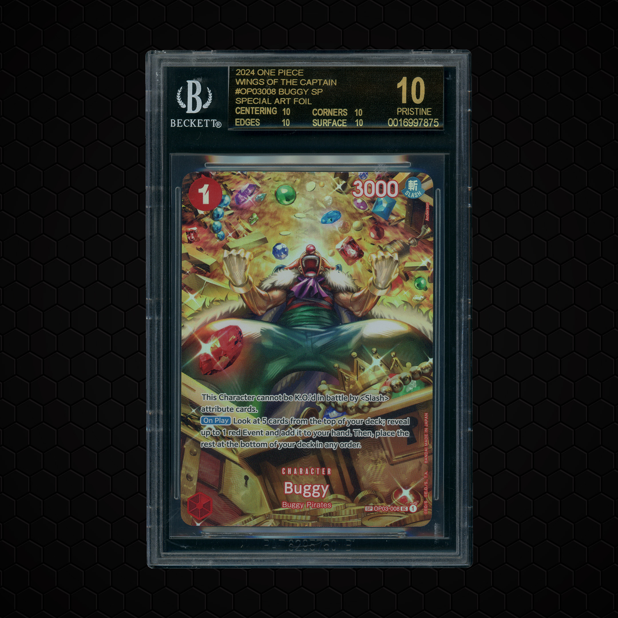 2024 Wings of the Captain Buggy #OP03-008 BGS 10 - 6651